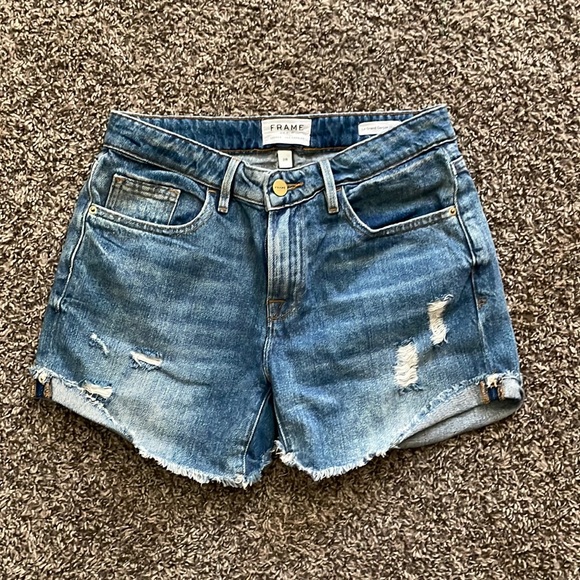 Frame Denim | Shorts | Frame Le Grand Garon Short | Poshmark